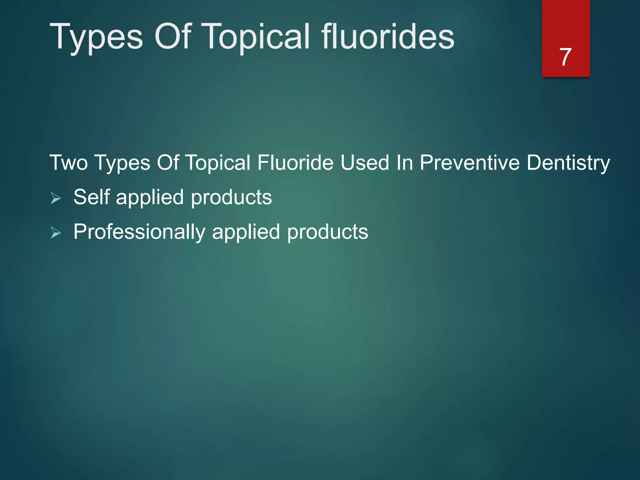 Fluorides | PPTX