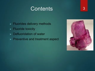 Fluorides | PPTX
