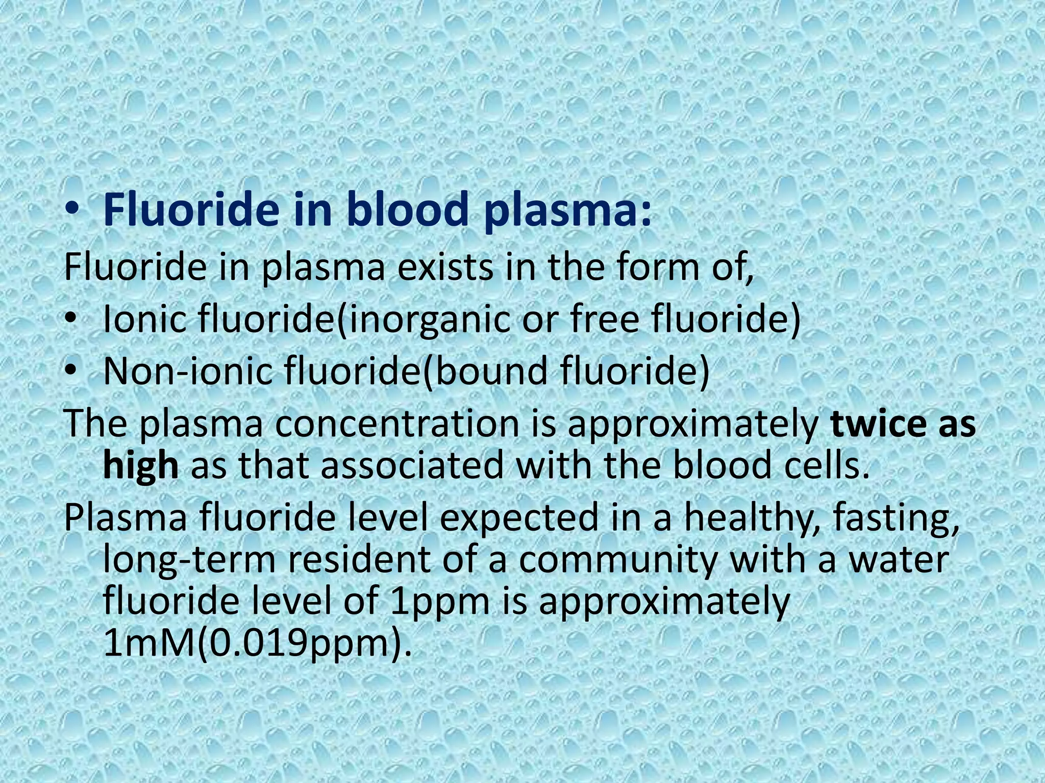 Fluorides | PPTX