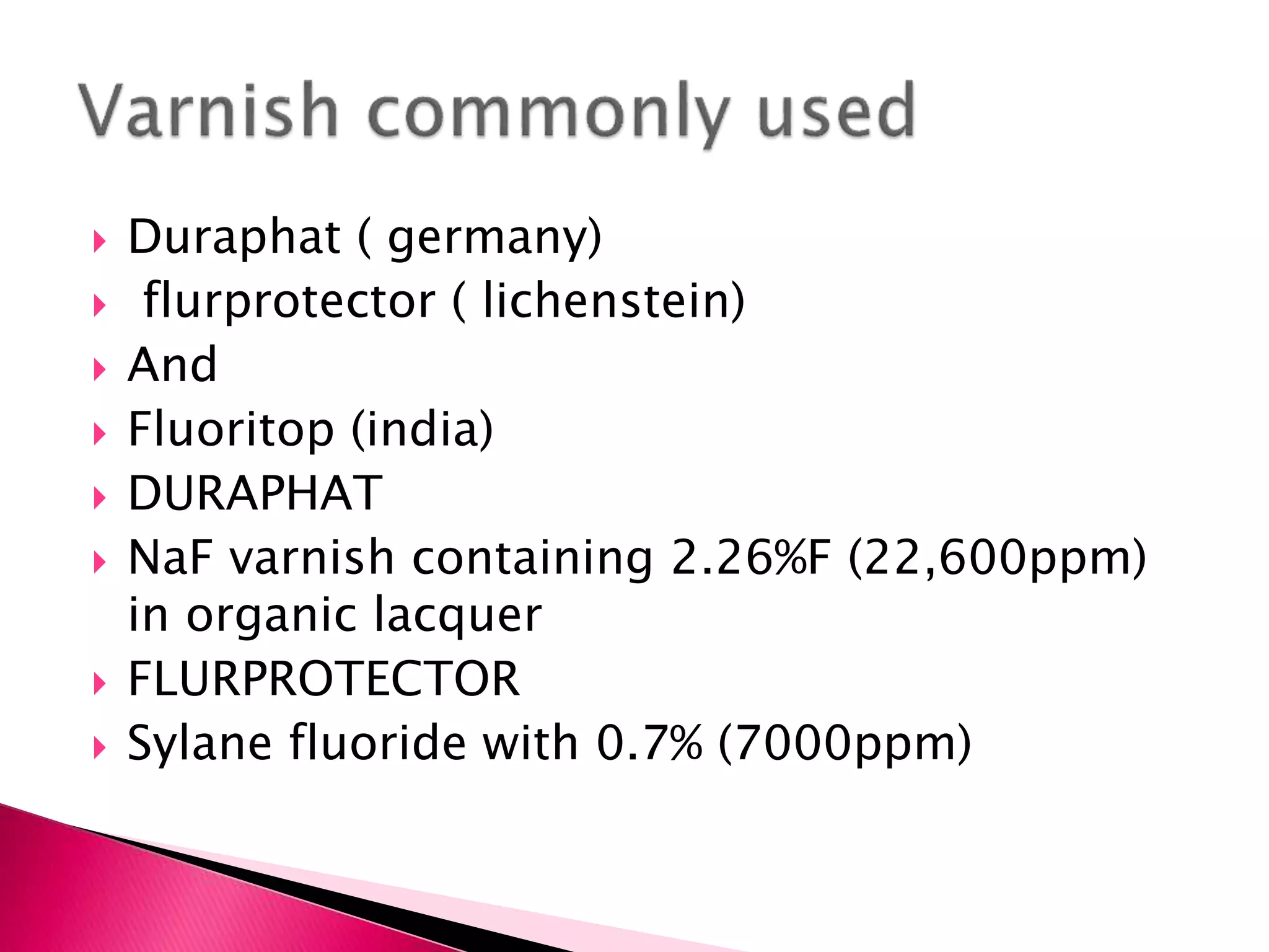 Fluorides in dentistry | PPTX
