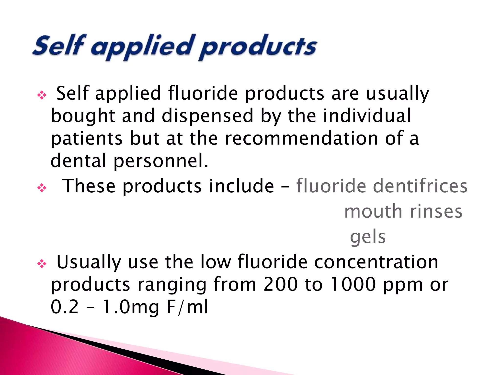 Fluorides in dentistry | PPTX