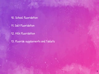 Fluorides ppt neha | PPTX