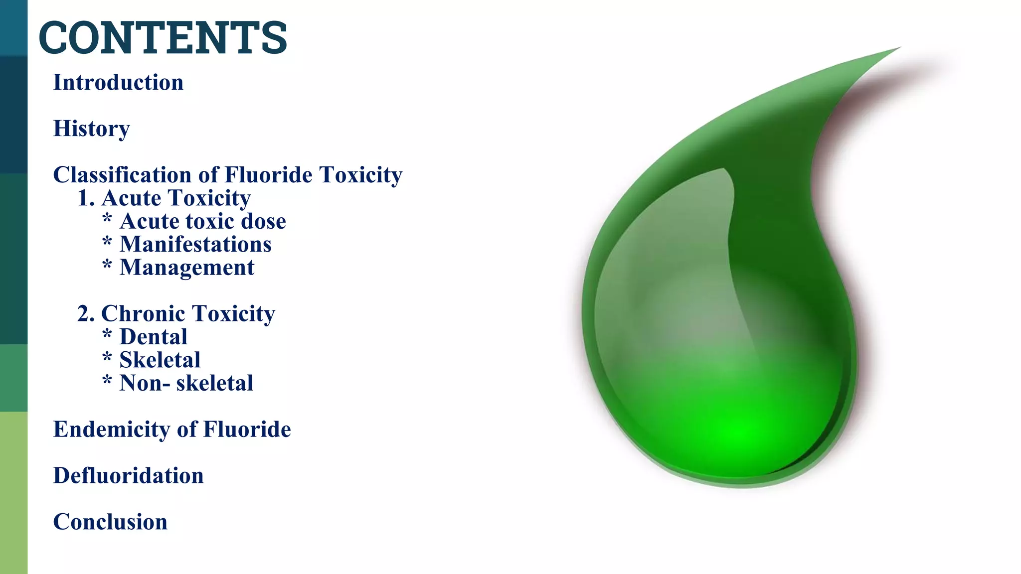 Fluoride toxicity | PPTX