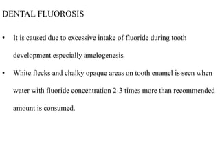Fluoride toxicity | PPTX