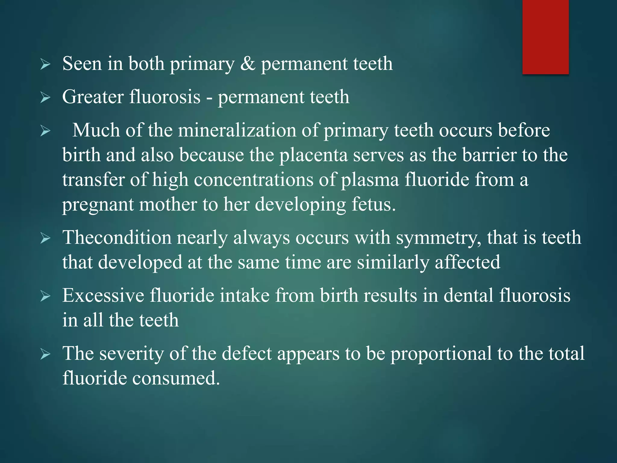 Fluoride toxicity - slideshare | PPTX