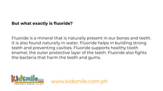 Fluoride Treatment For Kids | PDF