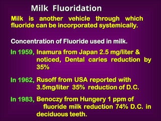 fluorides in dentistry dental fluorosis and fluoride toxicity | PPT