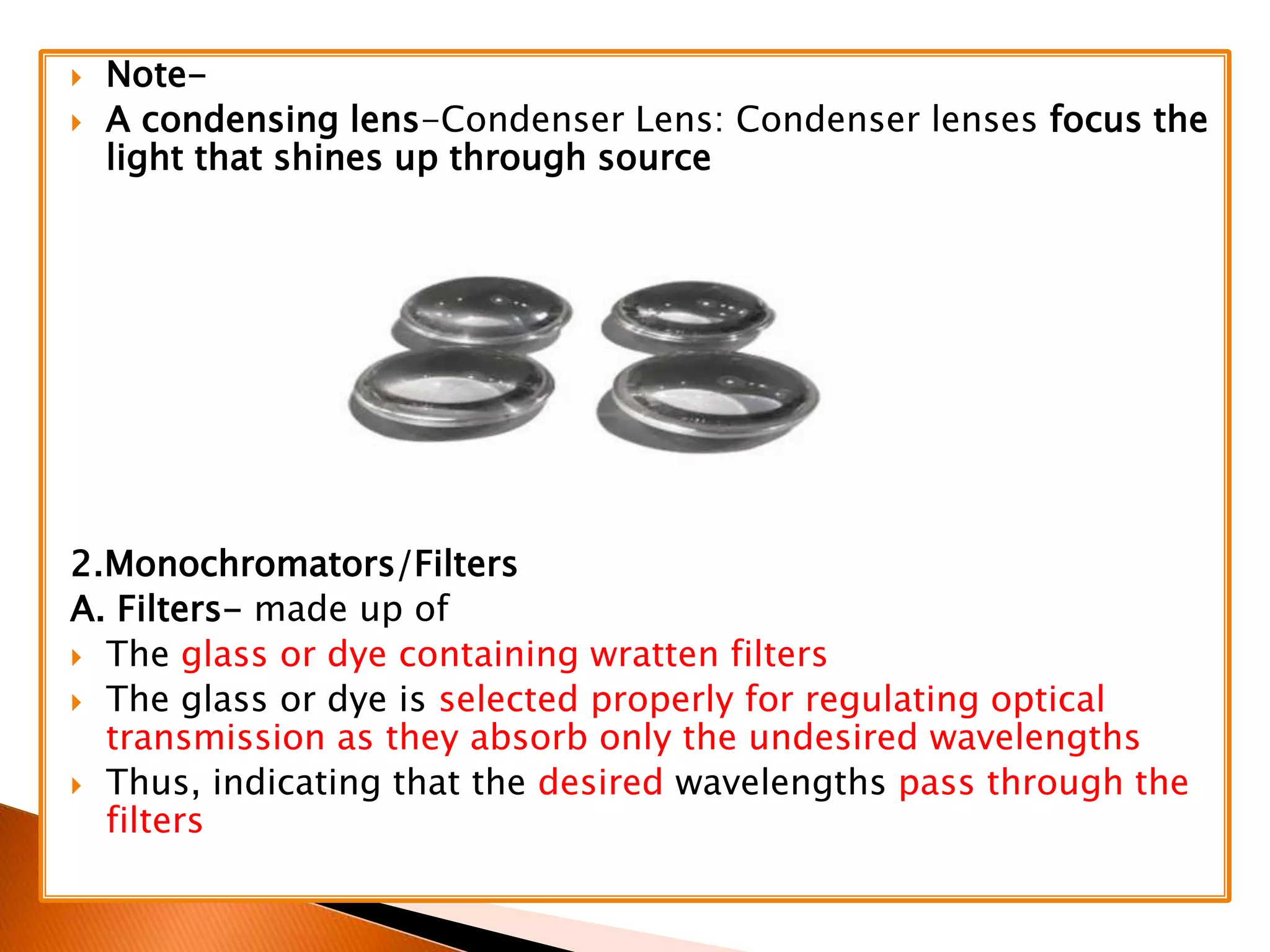 Fluorimetry part 2, Instrumentation, single beam and double beam, light source, monochromator ...