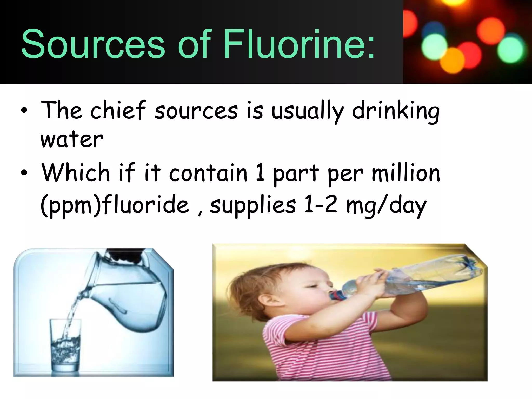 Fluorine Sources & toxicity | PPTX