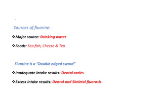 Fluorine,PSM,COMMUNITY MEDICINE,DR NARENDRA KUMAR YADAV | PPT
