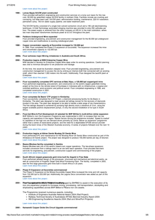 Fluor mining history | PDF | Rail Travel | Travel Type