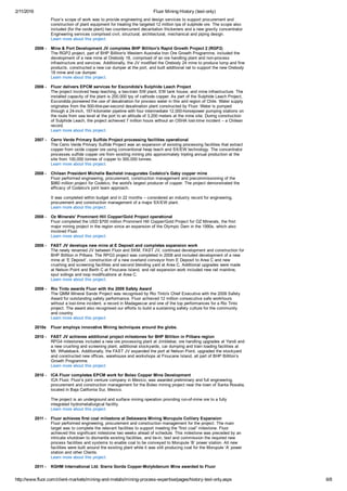 Fluor mining history | PDF | Rail Travel | Travel Type