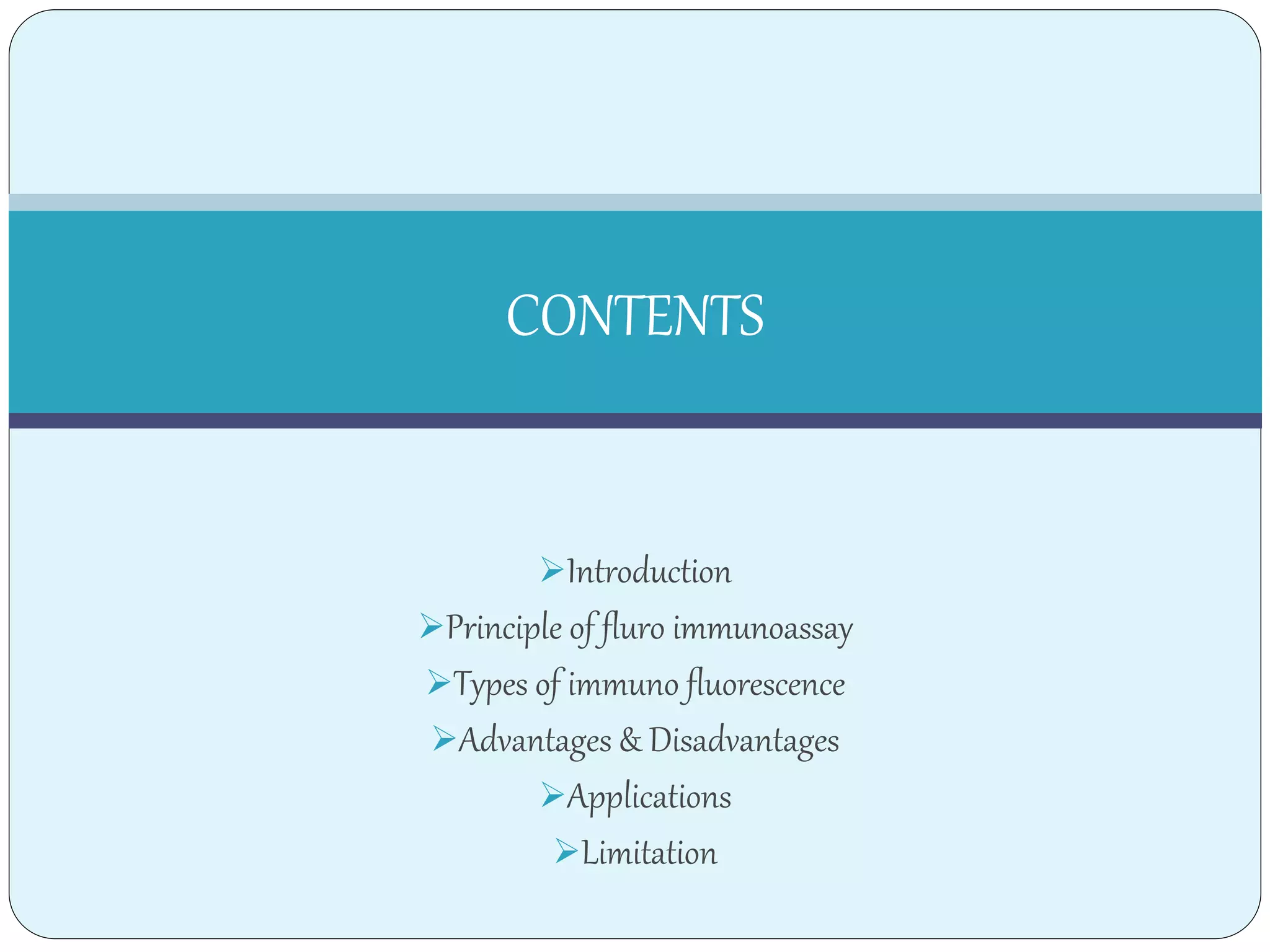 Fluoro immunoassay ppt | PPTX