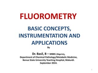 Fluorometry | PPTX