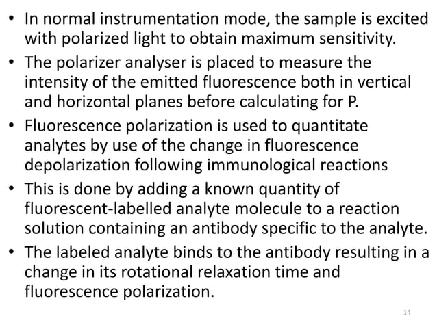 Fluorometry | PPTX | Chemistry | Science