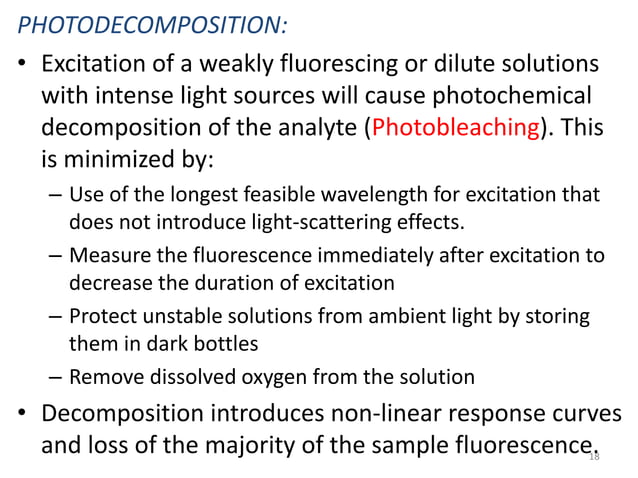 Fluorometry | PPTX | Chemistry | Science