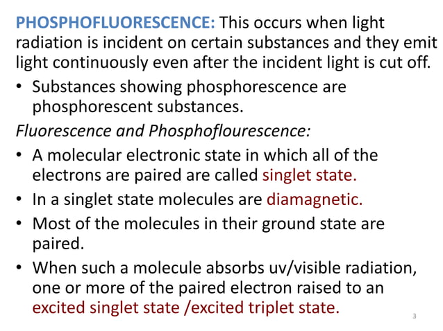 Fluorometry | PPTX | Chemistry | Science