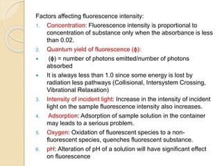 Fluorometry | PPTX