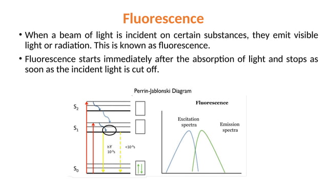 Fluorometry, Phosphorescence, Luminescence | PPT