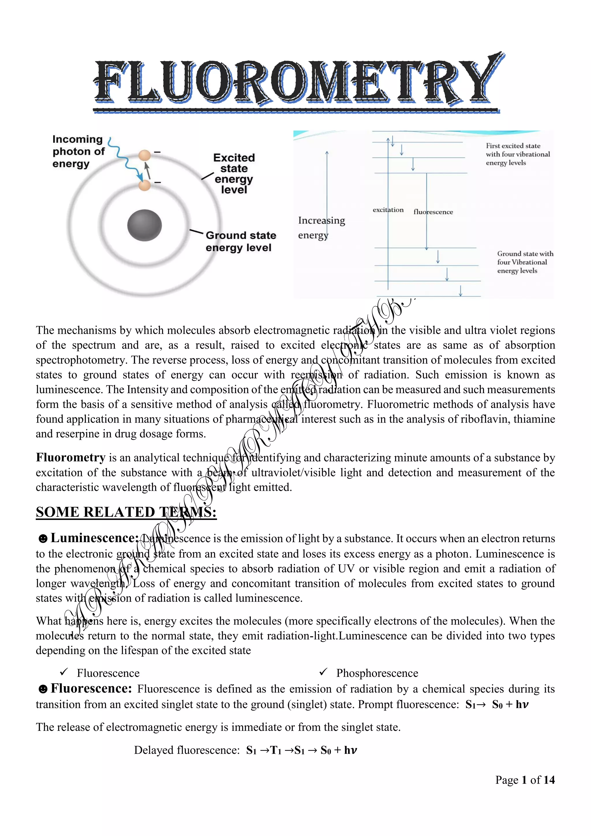 Fluorometry | PDF