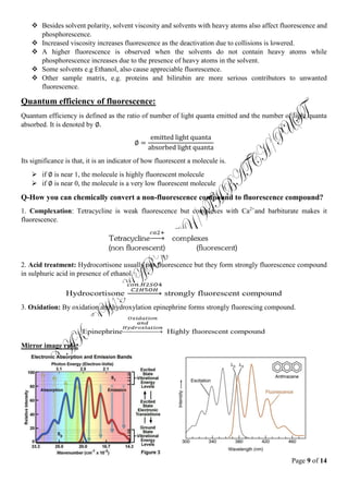 Fluorometry | PDF | Physics | Science