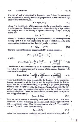 Fluorometry LG Chatten MANIK | PDF