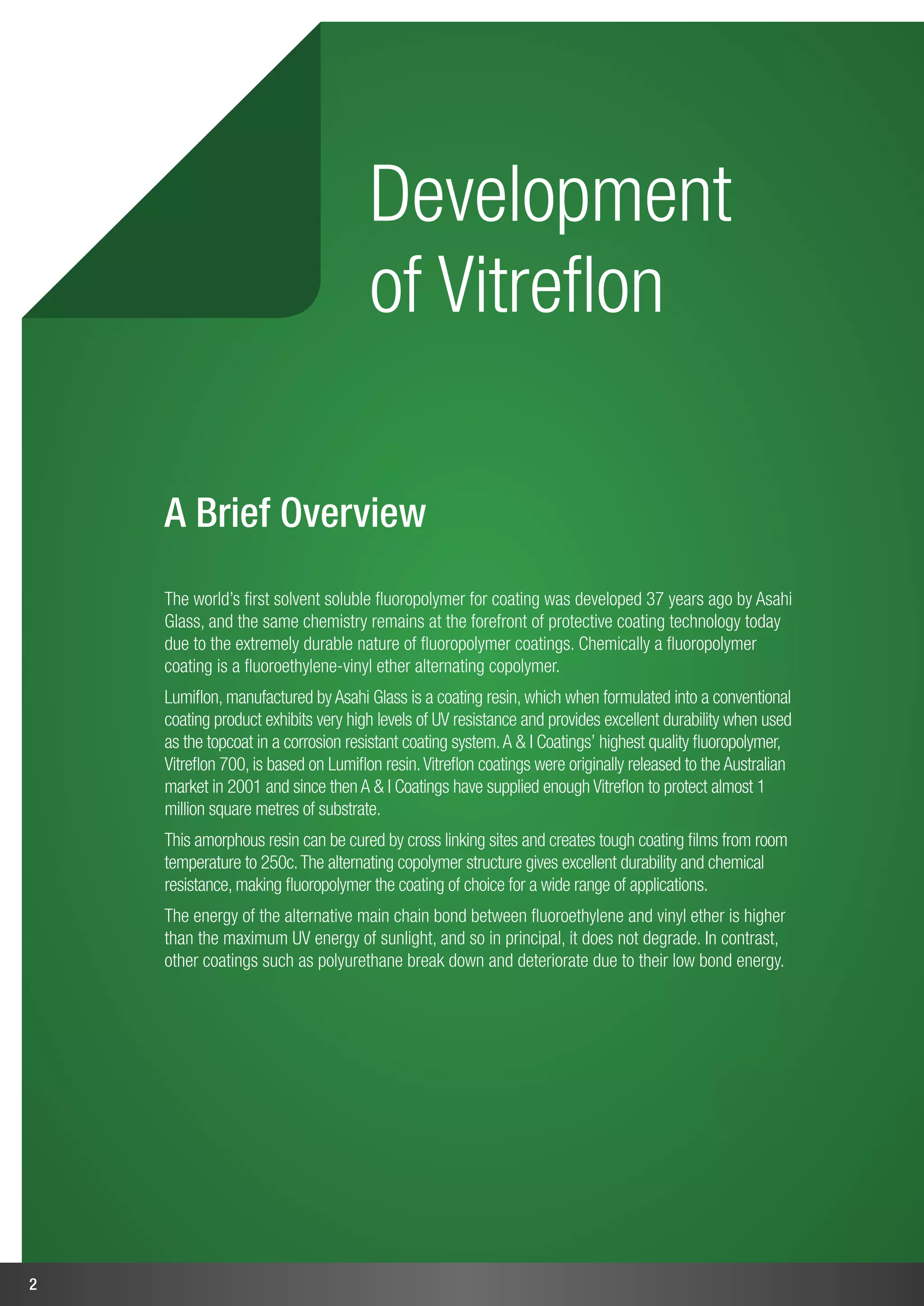 Vitreflon Fluoropolymer brochure | PDF