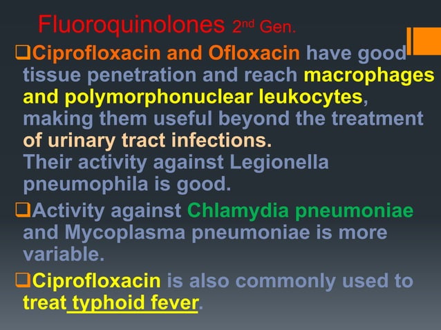 Fluoroquinolones | PDF