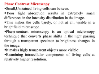 FLUOROSCENCE & PHASE CONTRAST MICROSCOPY.pptx