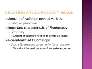 Fluoroscopy ppt | PPTX