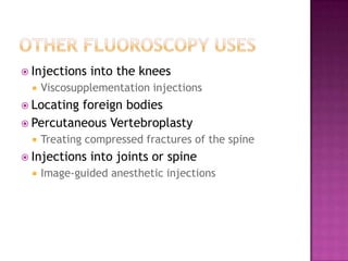 Fluoroscopy ppt | PPTX