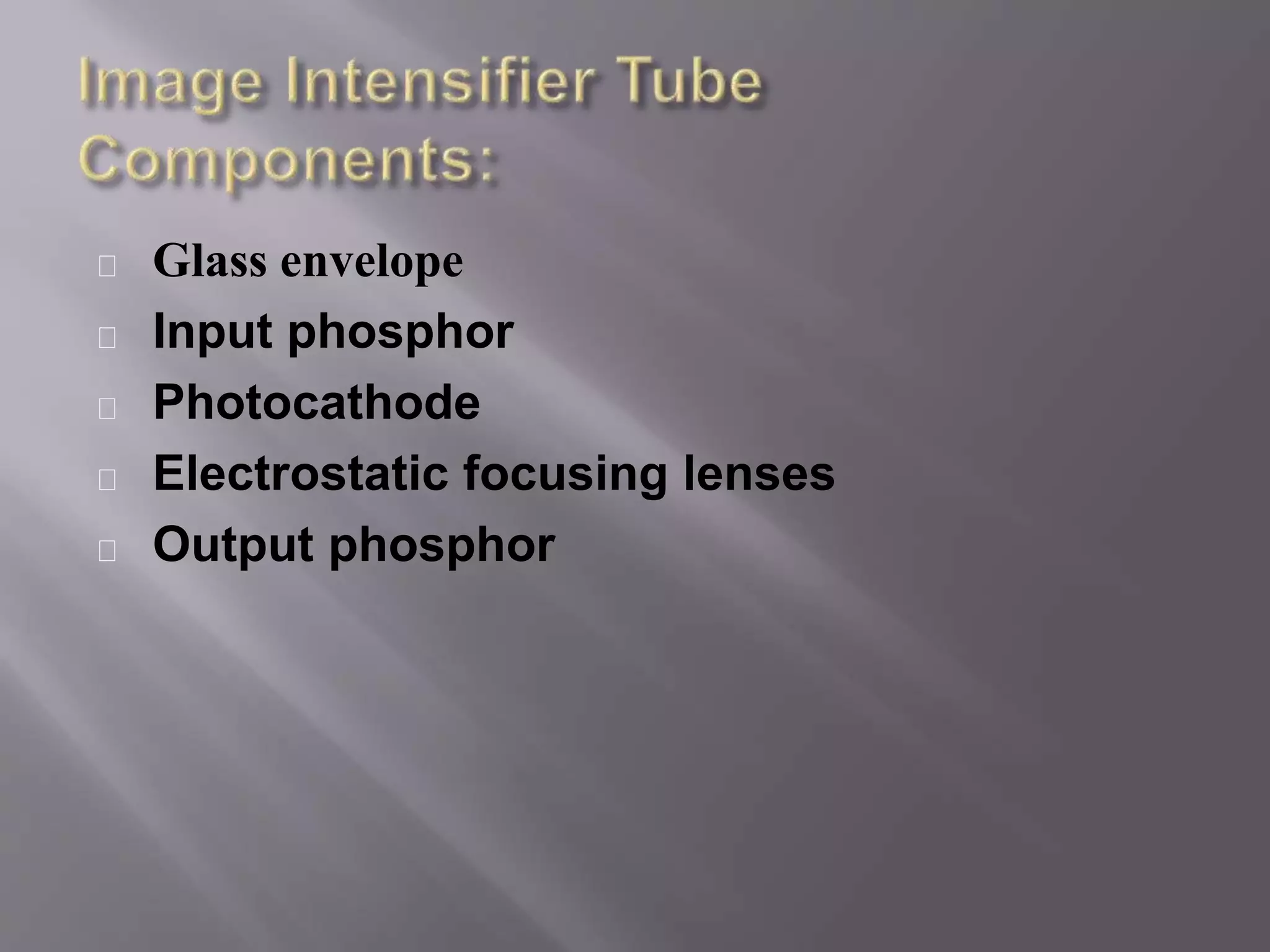 Fluoroscopy presentation | PPTX