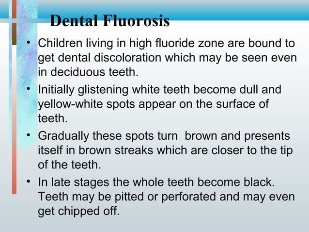 Fluorosis | PPT