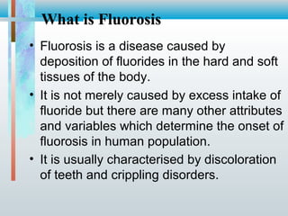 Fluorosis | PPT