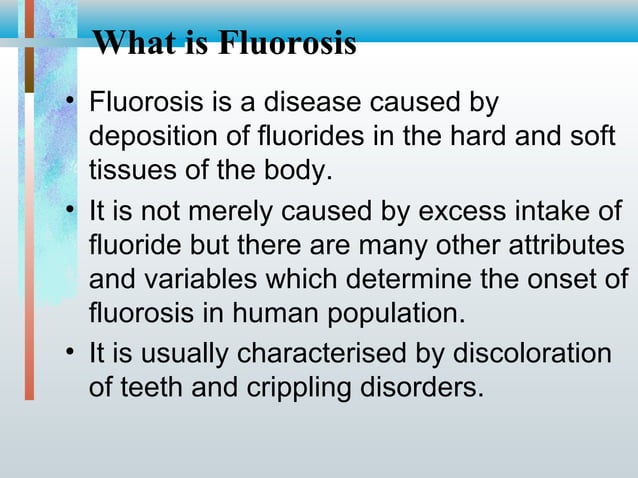 Fluorosis | PPT