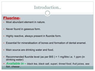 Fluorosis | PPT