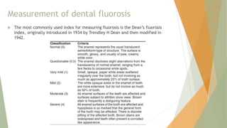Dental Fluorosis | PPTX