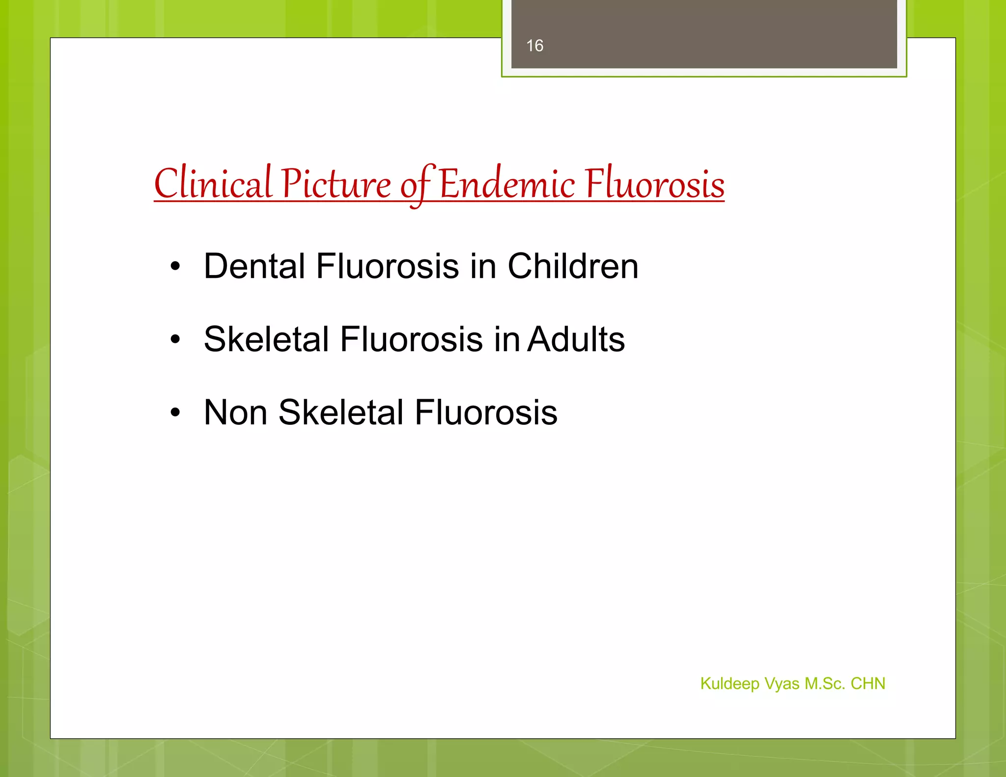 Fluorosis | PPTX