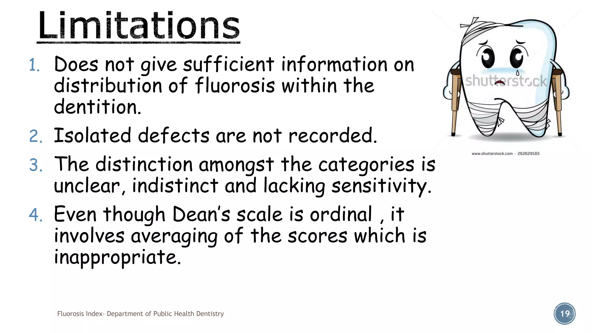Fluorosis index | PPTX