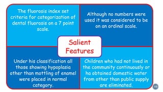 Fluorosis index | PPTX