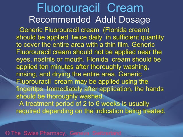 Fluorouracil Cream for Treatment of Keratoses & Skin Lesions | ODP ...