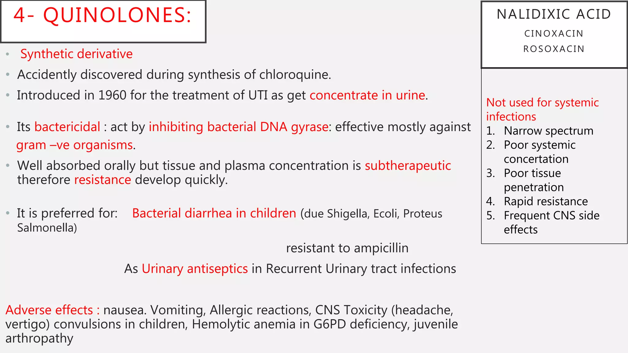 Fluroquinolones | PPTX