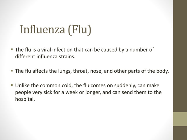 Flu season -Formatted Example | PPT