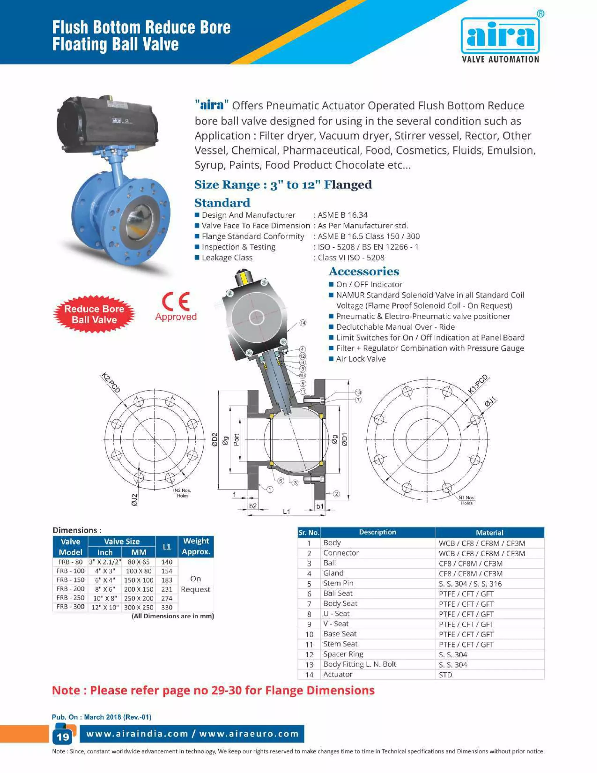 Flush Bottom Ball Valve | PDF