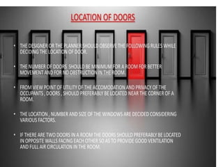 FLUSH DOOR for door casetudy architecture interior students | PPTX