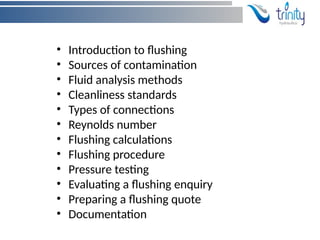 Flushing and pressure Testing of Hydraulic Hoses and hydraulic lines.pptx