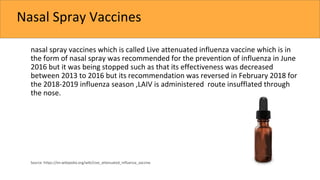 Flue Shots VS Nasal Spray | PPTX