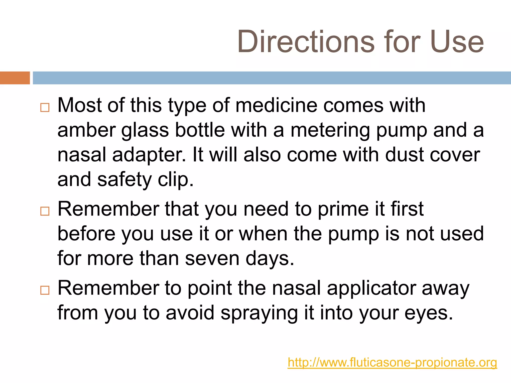 Fluticasone Propionate Nasal Spray | PPTX