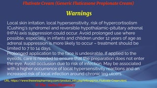 Flutivate Cream (Generic Fluticasone Propionate Cream) | PPT