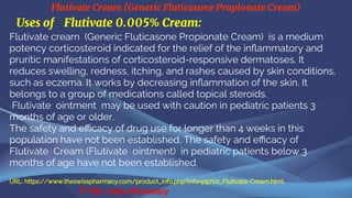 Flutivate Cream (Generic Fluticasone Propionate Cream) | PDF
